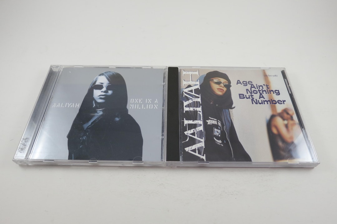 Vintage 1990's Aaliyah Cd's One in A Million Age Ain't Nothing but A ...