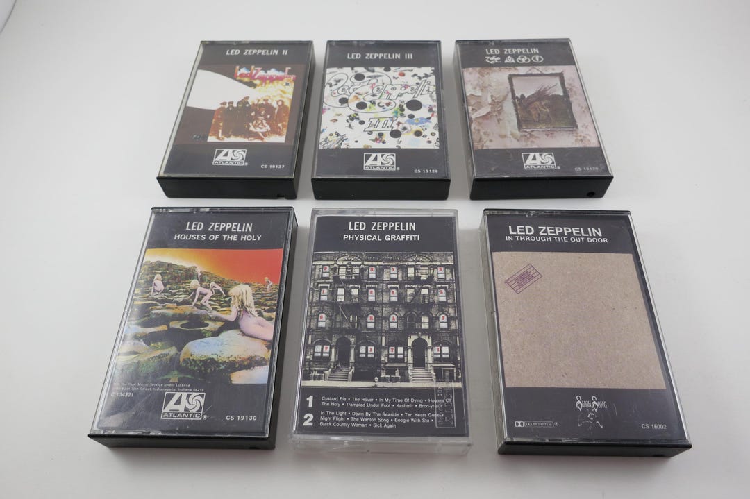 Vintage Led Zeppelin Cassette Tape: 1980s Rock Music - Etsy