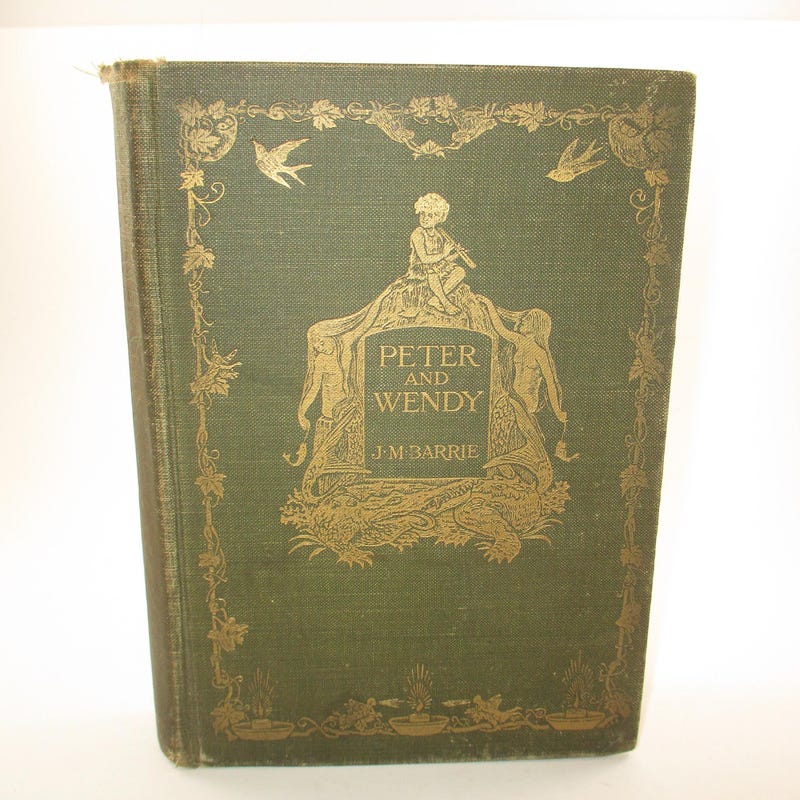 Peter Pan Book - Etsy