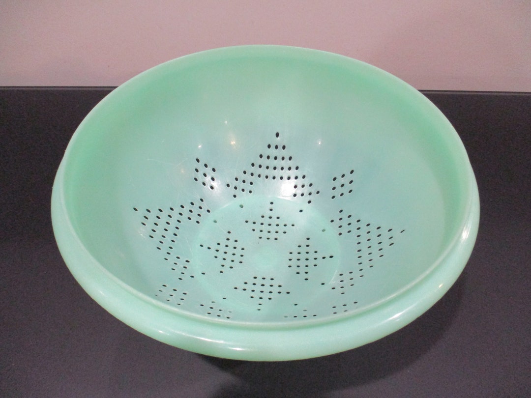 Vintage Tupperware Colander Jadite Green Footed Strainer No 339 ...