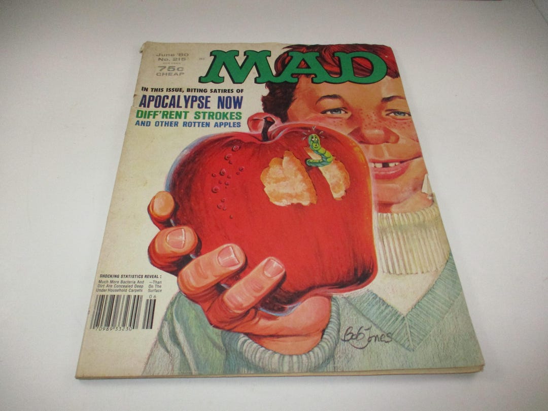 Vintage June 1980 Mad Magazine Diff'rent Strokes Very Good Condition - Etsy