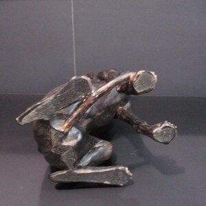 Stunning Detailed Resin Greyhound Figure Sculpture 12 Inches Tall Free ...