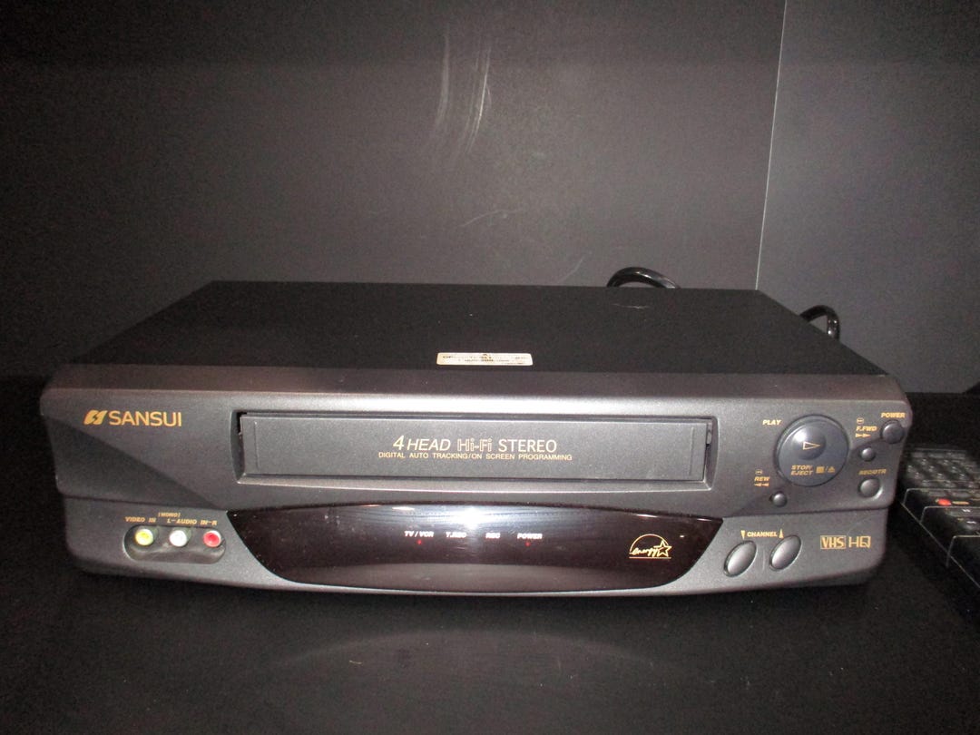 Vintage Sansui VCR VHS Player 4 Head Hi Fi Works Great Free Shipping - Etsy