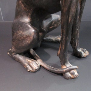 Stunning Detailed Resin Greyhound Figure Sculpture 12 Inches Tall Free ...