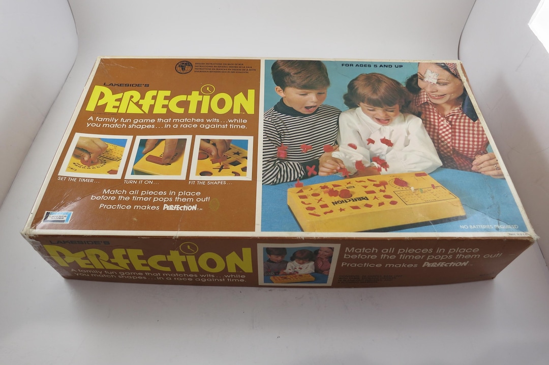 Vintage 1973 Lakeside Games Perfection Game 100% Complete Still Works ...