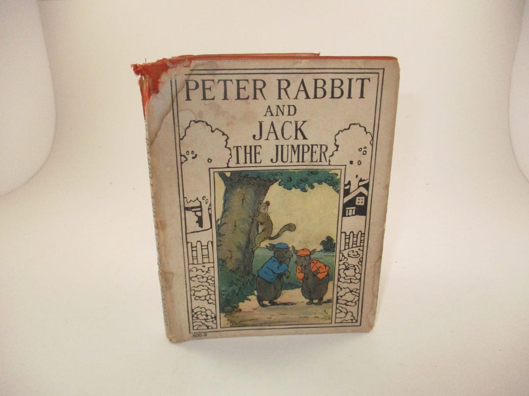 Vintage 1935 Hardcover Book Peter Rabbit and Jack the Jumper Wee Books ...