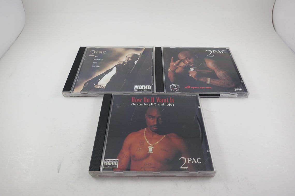 Vintage 90s 2pac Cds: Hip Hop Albums - Sold Individually - Etsy