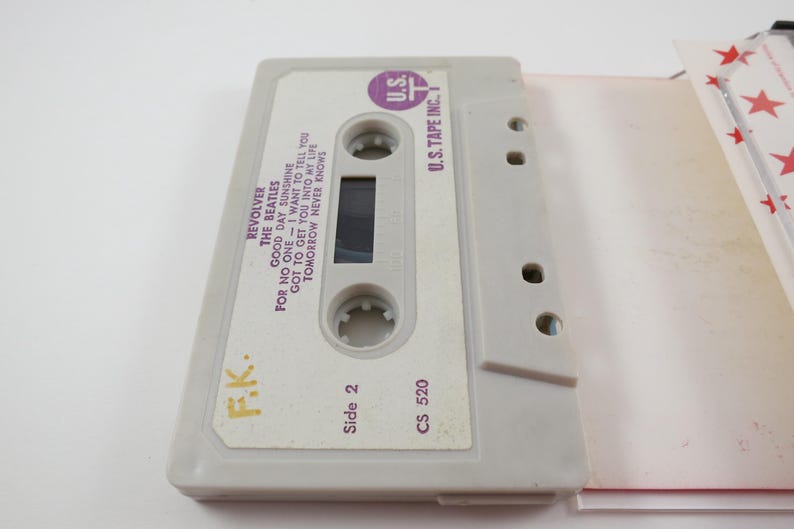 Vintage 1970s Beatles Revolver Cassette Tape - US Tape Co. Pressing - Etsy