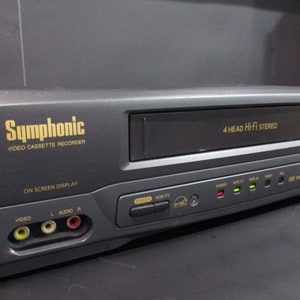 Vintage Symphonic VR-701 VHS Player VCR Micron Heads Works Perfect Free Shipping - Etsy