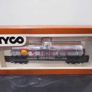 Vintage Tyco Trains HO Scale Shell Tank Car New in Original Box - Etsy