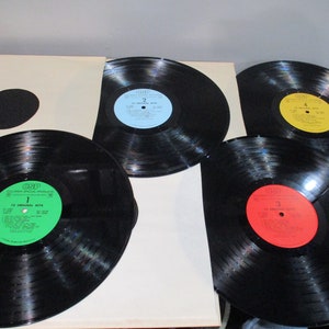 Vintage 1972 Vinyl LP Record Set 72 Top Original Hits Four Record Set ...