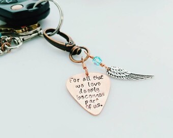 Memorial Keychain Keepsake Gift for Loss of Loved One Helen | Etsy