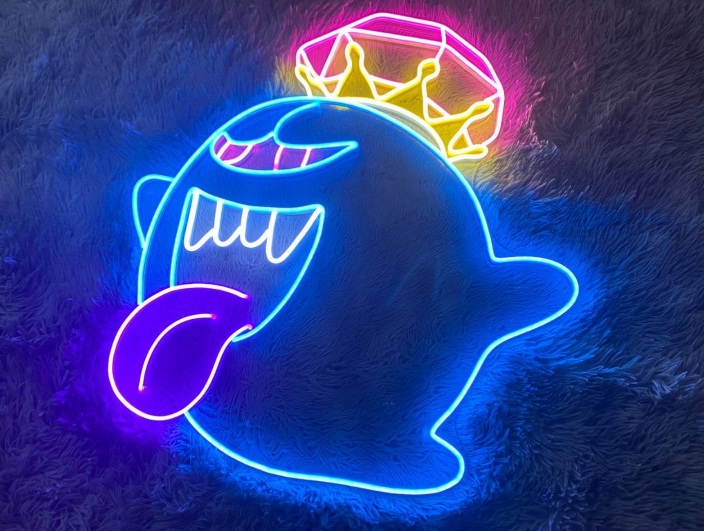 King Boo Neon Sign - Etsy