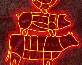 Butcher Neon Sign - Etsy