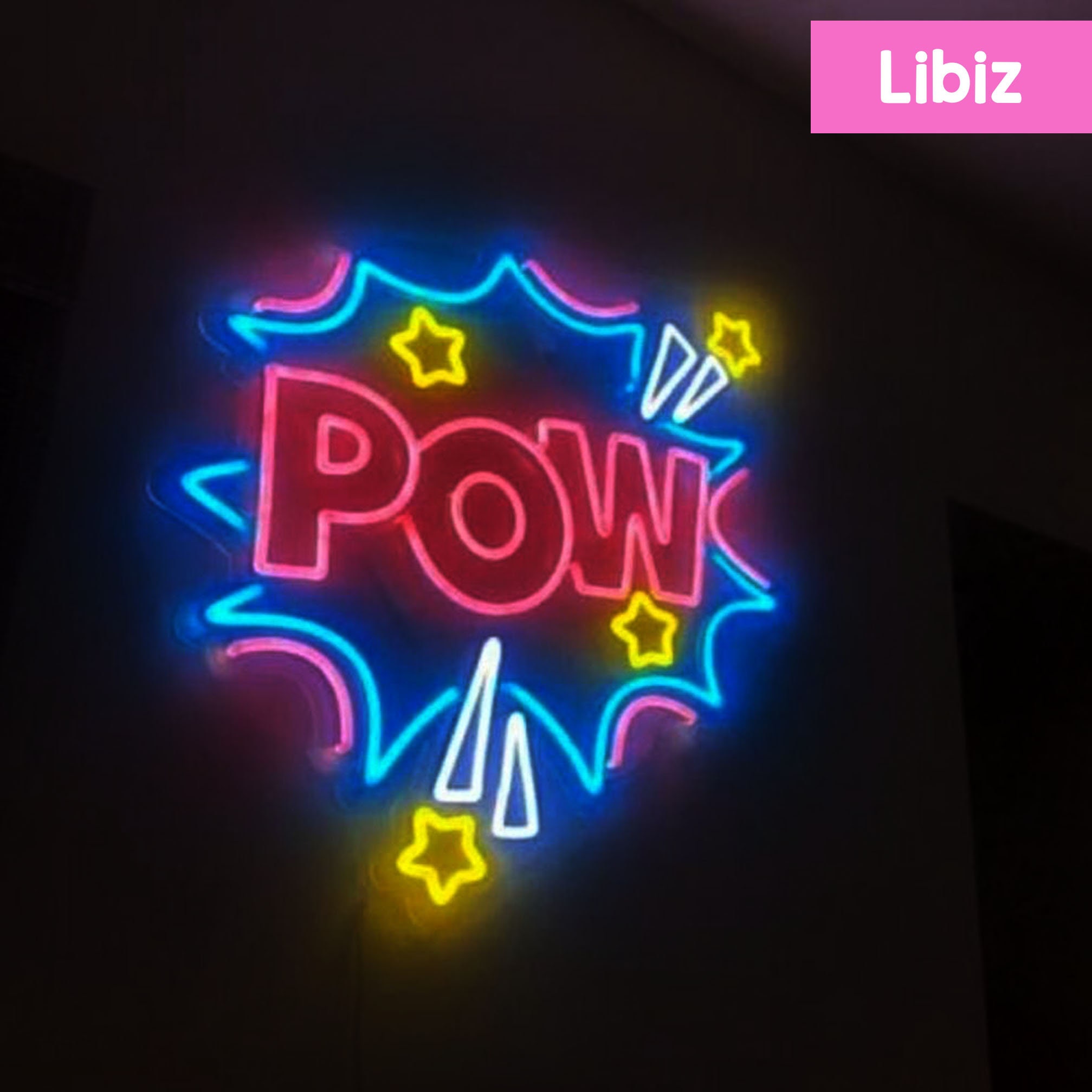 Comic Speech Bubble led neon sign / Custom Neon Sign Custom Boom Neon ...
