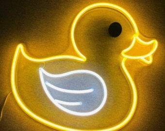 Neon Duck Sign - Etsy