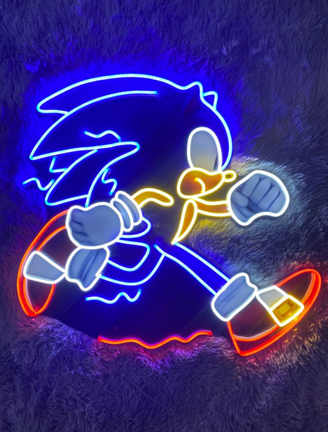 Sonic the Hedgehog Neon Signs Custom Neon Sign Sonic Led - Etsy Hong Kong