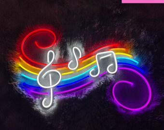 Music Neon Lights - Etsy