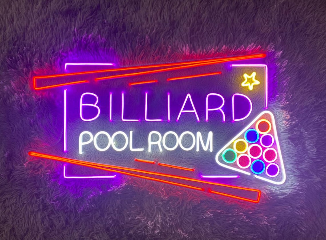 Neon Signs For Pool Room at Ella Kendall blog