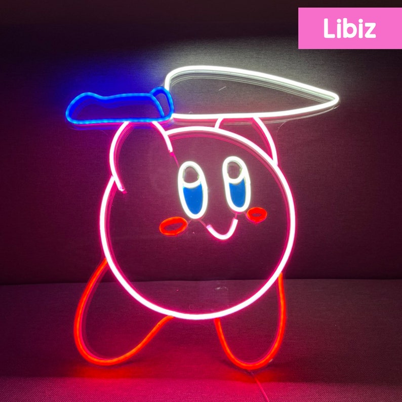 Kirby Knife Neon Sign / Custom Kirby Neon Sign / Kirby Neon - Etsy