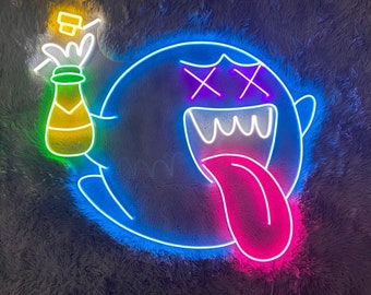 Mario Boo Led Sign - Etsy