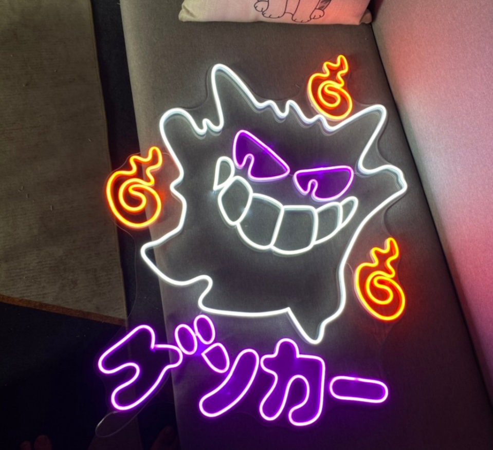 Home & Living Lighting Gengar Fan Gift Night Light Lamp Home Decor Game ...