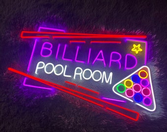 Pool Room Neon Sign - Etsy UK