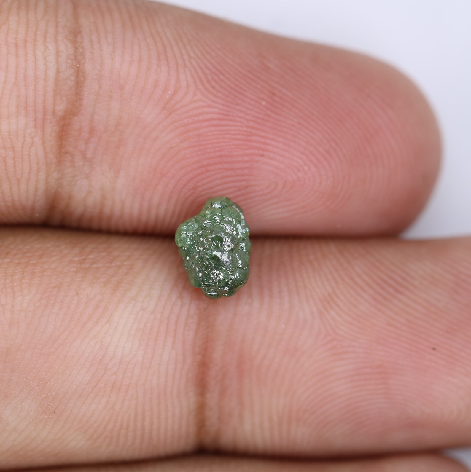 Rough Diamond 1.56 Carat Real Natural Green Color Raw Diamond | Etsy