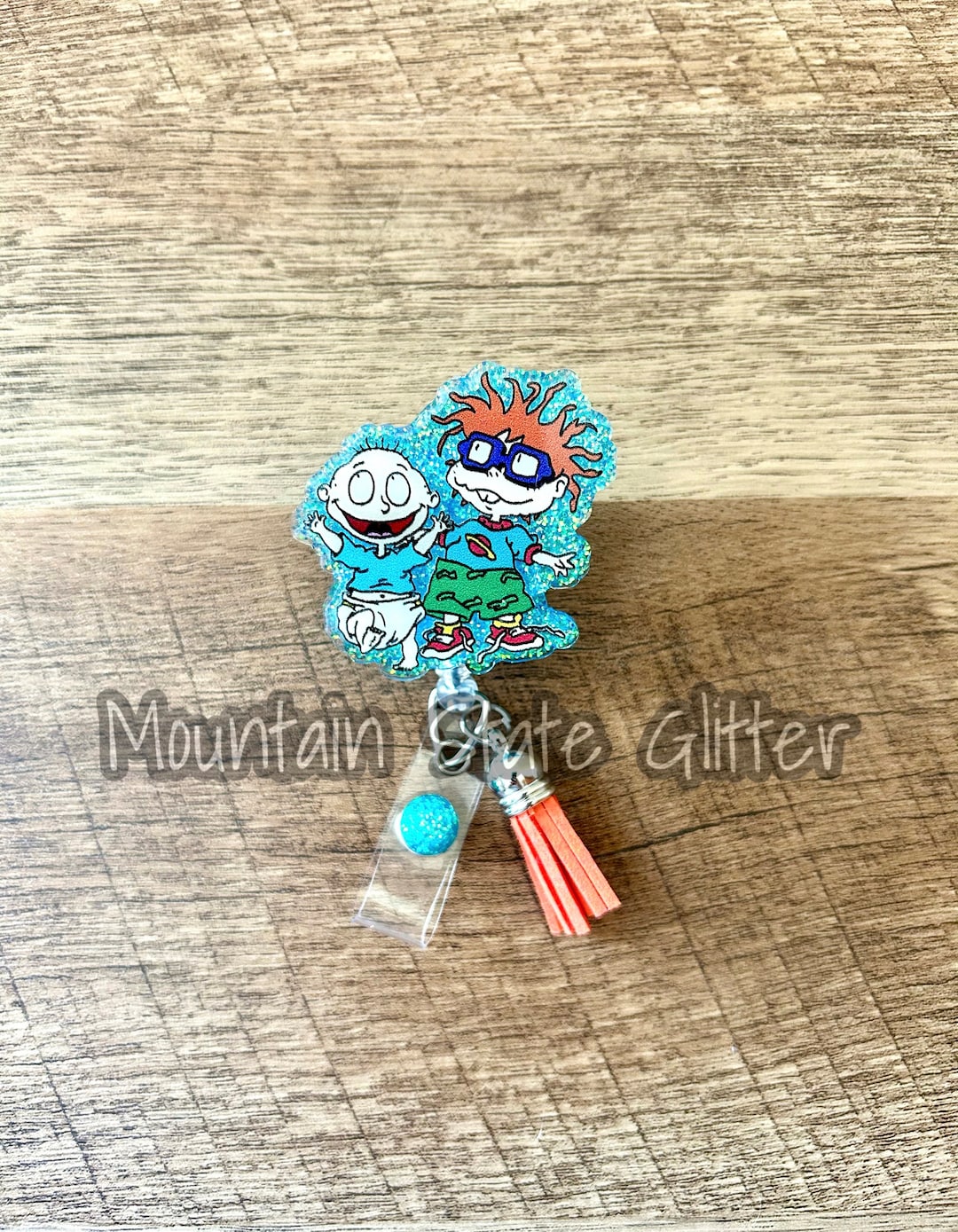 Rugrats Cartoon Acrylic Badge Reel // Doctor/nurse/teacher Badge Reel ...
