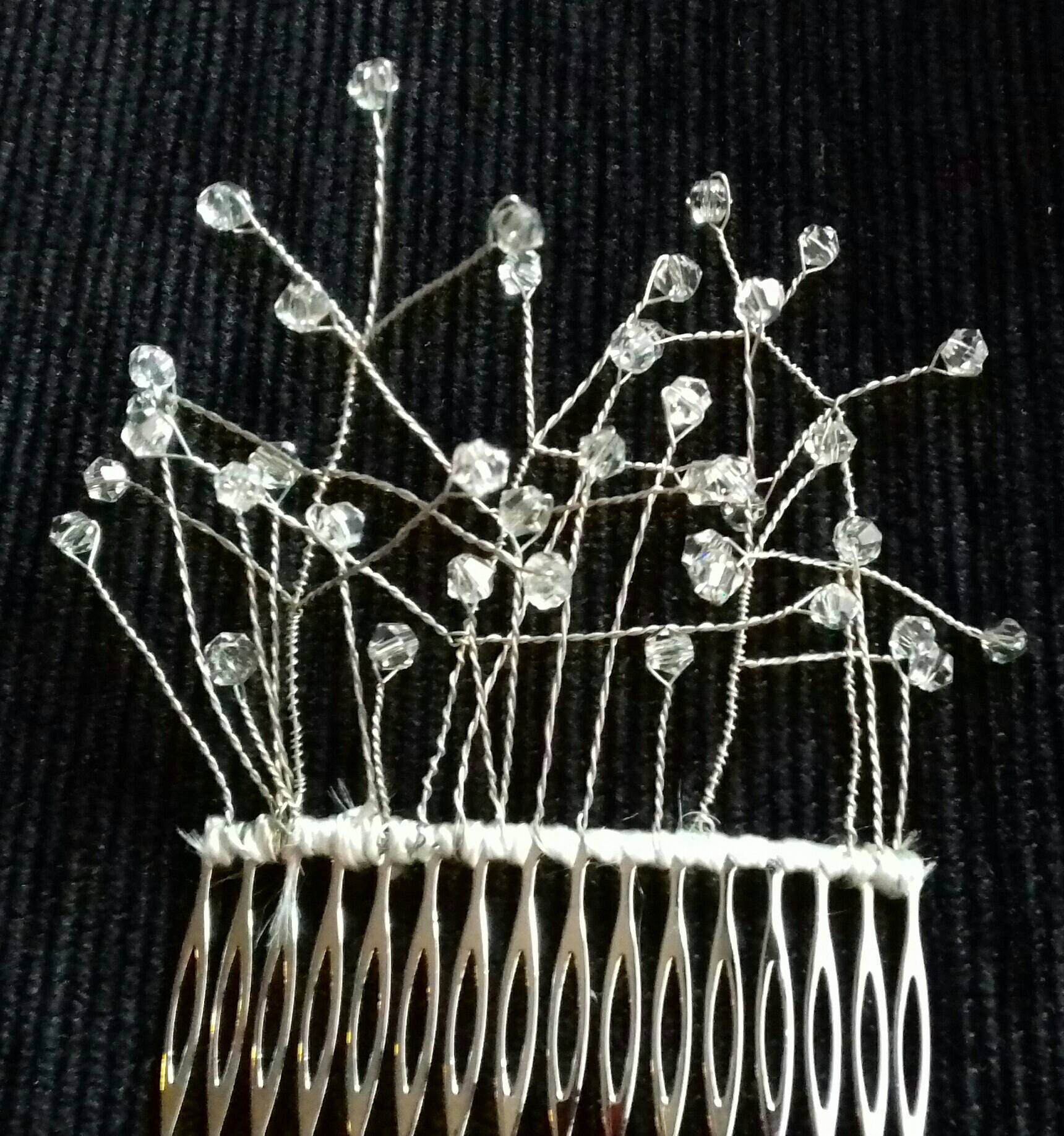 Crystals Bride Hair Comb, Crystals Hair Comb, Bride Hair Comb, Bride ...