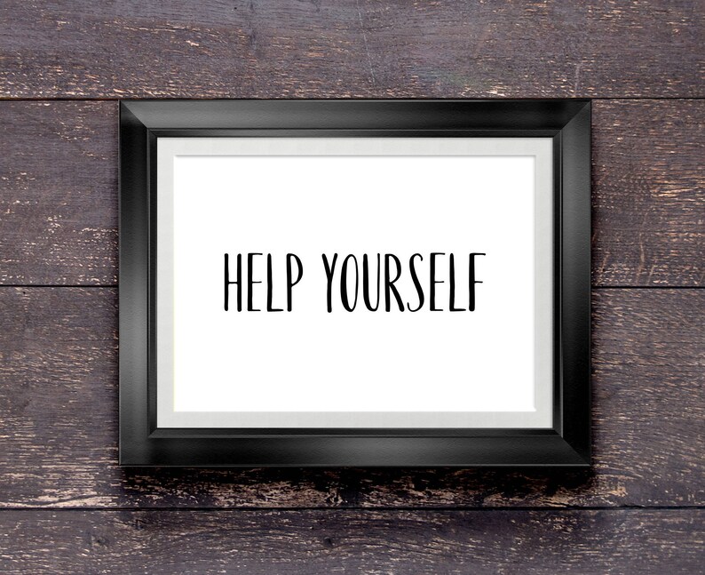 Help Yourself Sign, Help Yourself Printable, Bed and Breakfast Sign ...