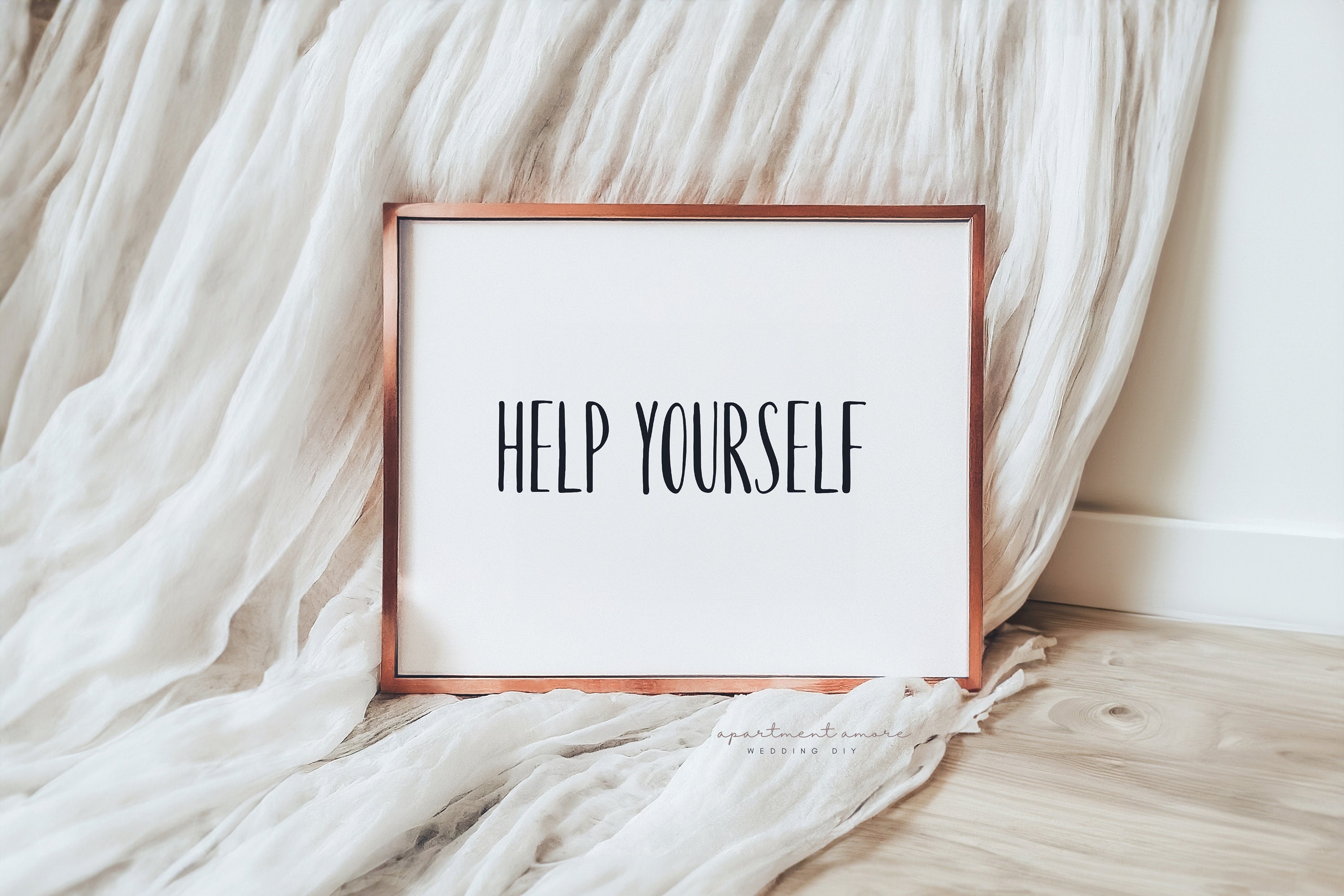 Help Yourself Sign, Help Yourself Printable, Bed and Breakfast Sign ...
