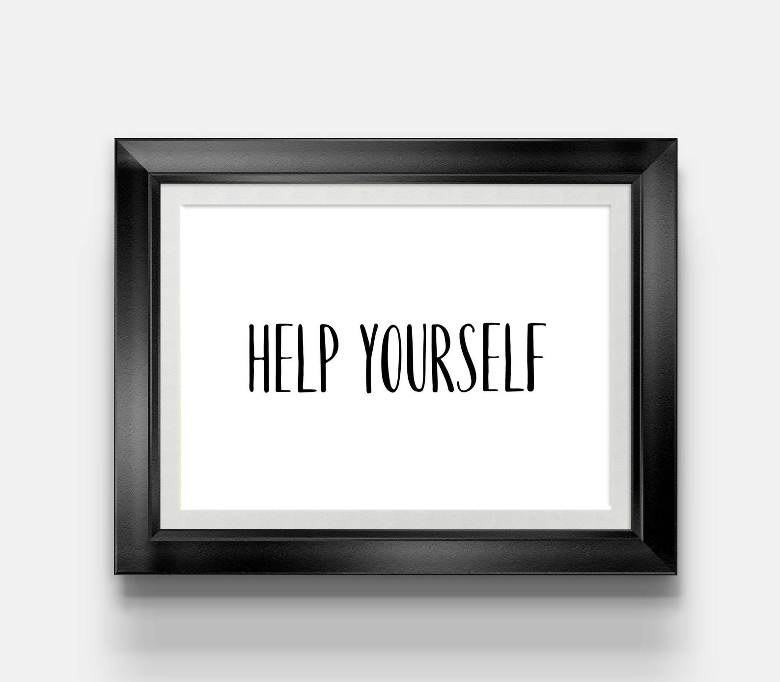 Help Yourself Sign, Help Yourself Printable, Bed and Breakfast Sign ...