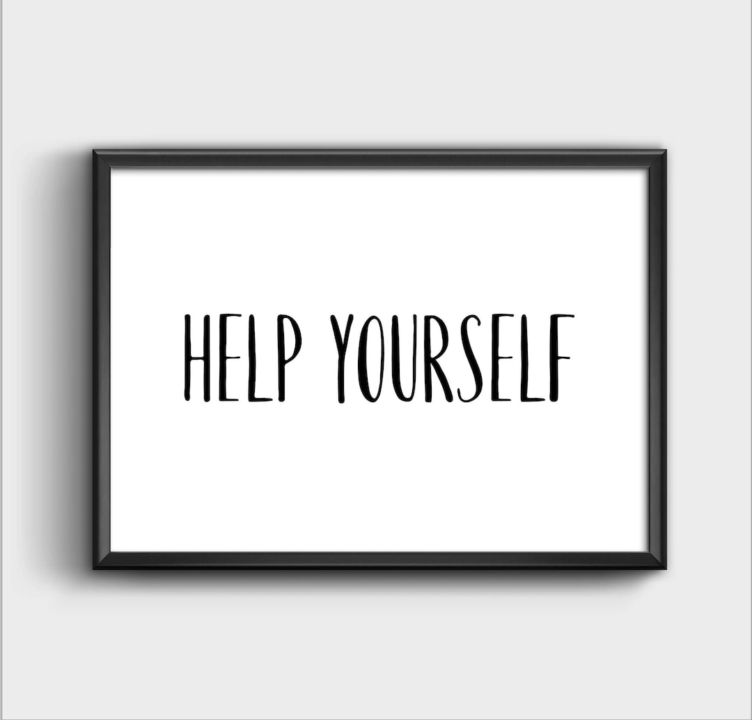 Help Yourself Sign, Help Yourself Printable, Bed and Breakfast Sign ...