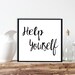 Help Yourself Printable, Help Yourself Bed and Breakfast, Coffee Bar ...