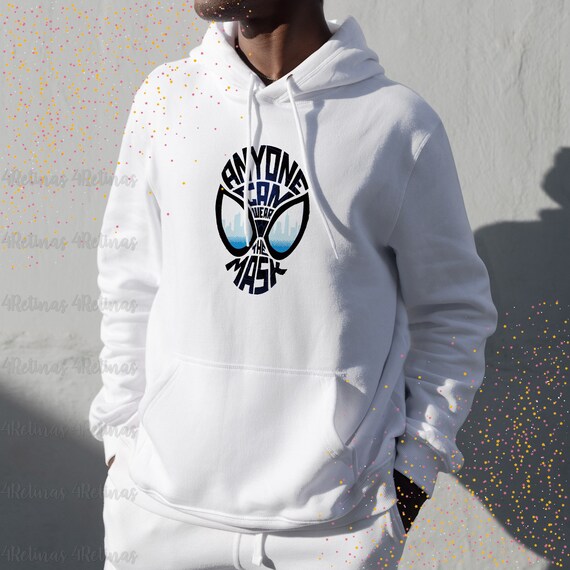 Spider-man No Way Home Anyone Can Wear the Mask Crew | Etsy