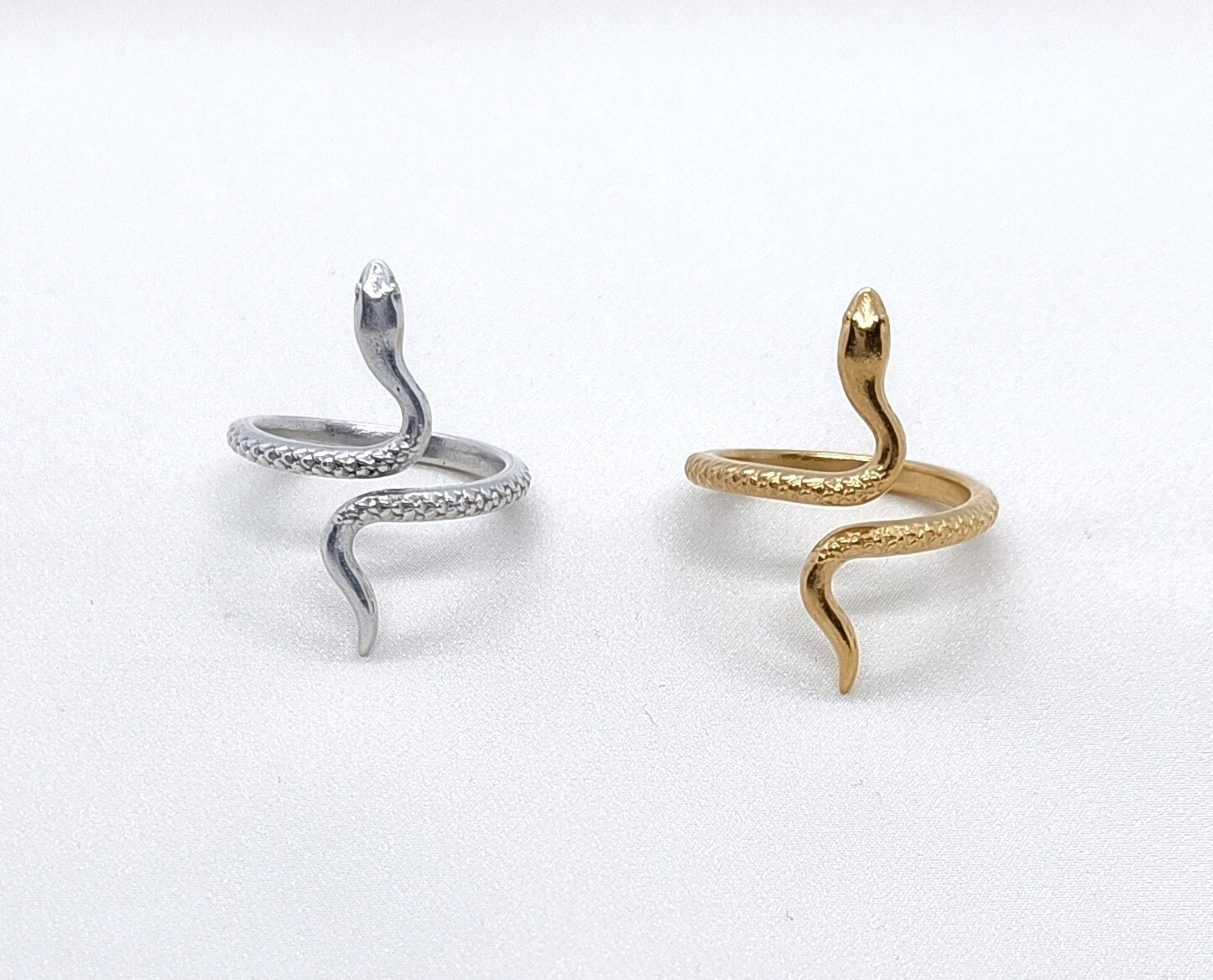 Adjustable Snakes Ring Open Snake Ring Tin Rings Gold Snake - Etsy