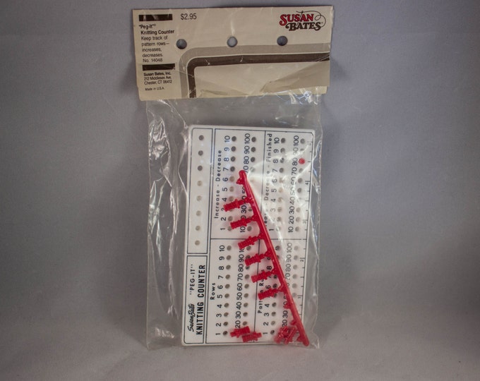 Susan Bates "peg-it" Knitting Counter - Etsy