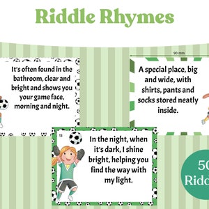 Soccer Treasure Hunt - Personalizable Football Themed Scavenger Hunt ...