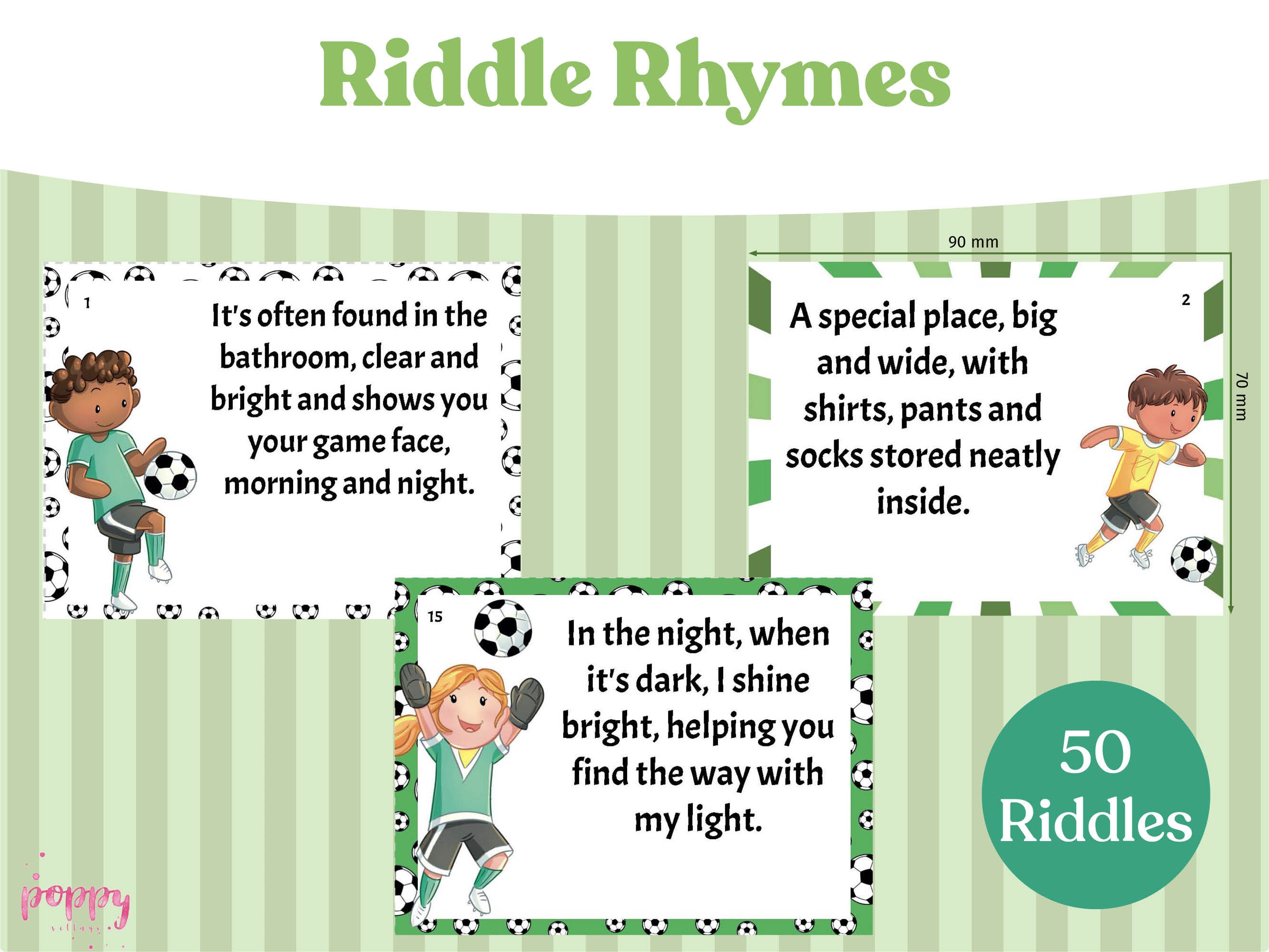 Soccer Treasure Hunt - Personalizable Football Themed Scavenger Hunt ...