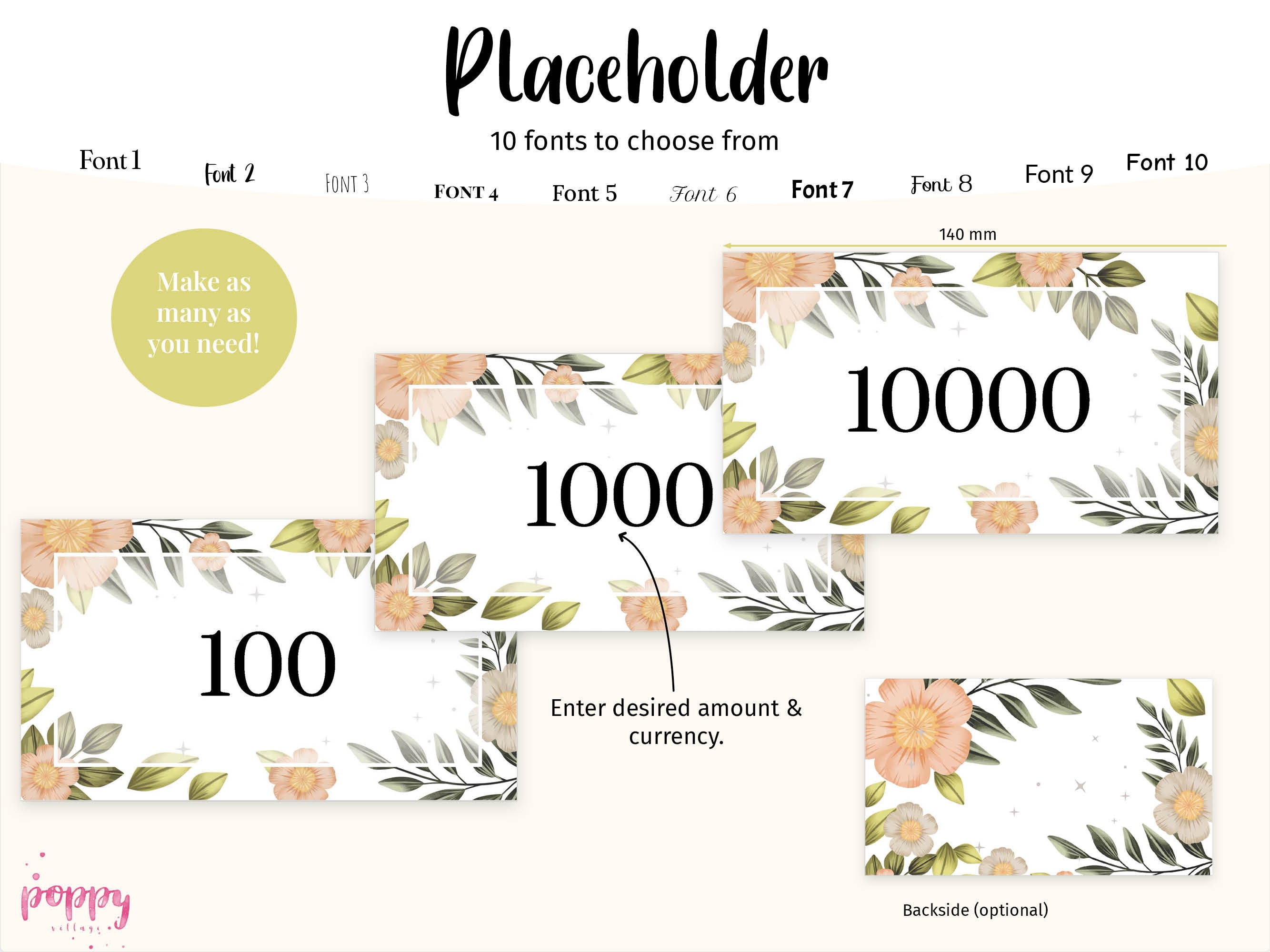 Editable Budget Dashboards With Placeholder and Tracker for - Etsy