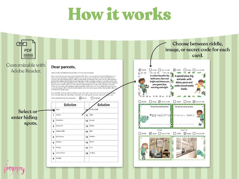 Soccer Treasure Hunt Personalizable Football Themed - Etsy