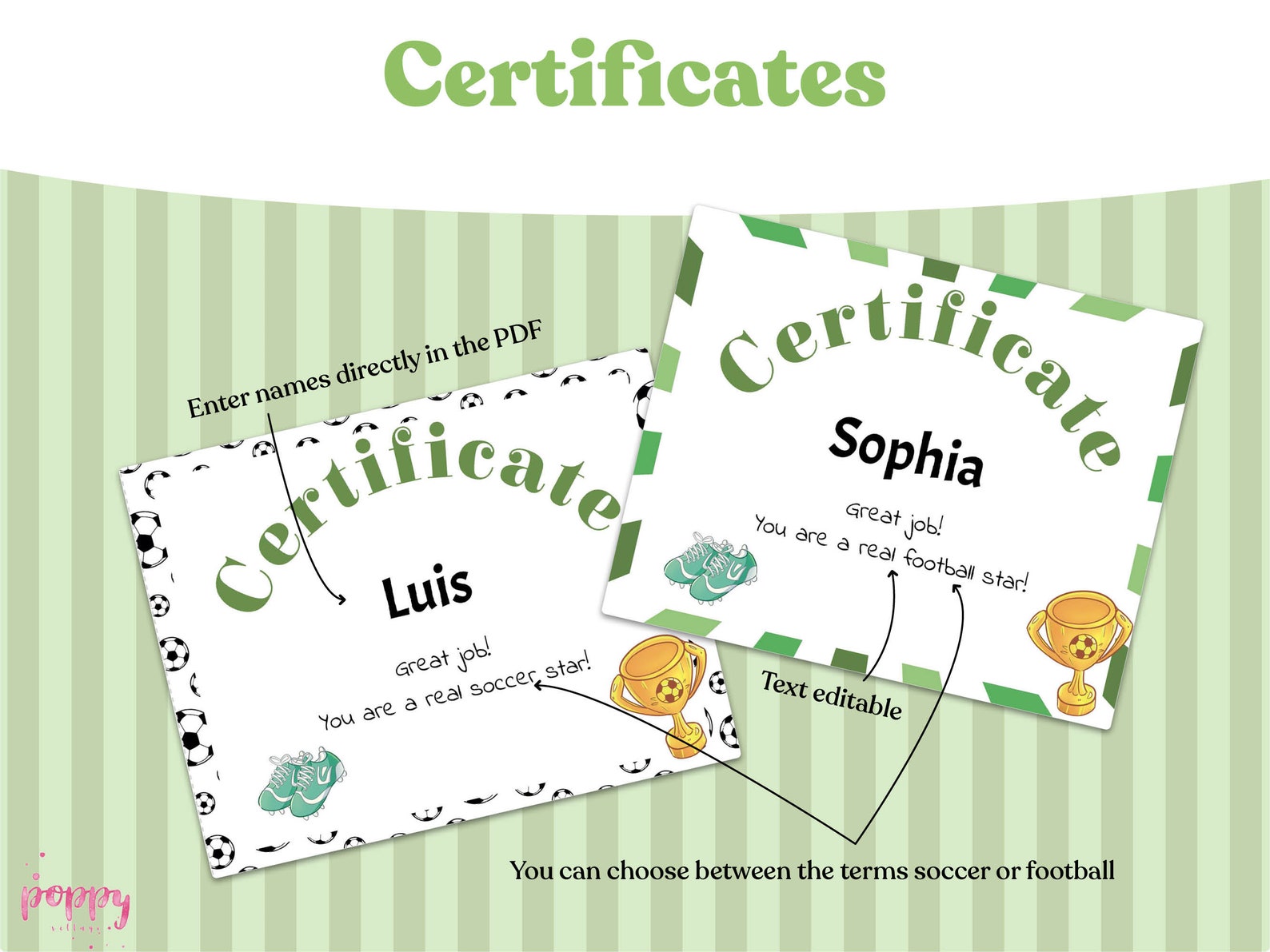 Soccer Treasure Hunt Personalizable Football Themed Scavenger Hunt for ...