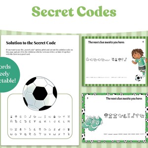 Soccer Treasure Hunt Personalizable Football Themed - Etsy