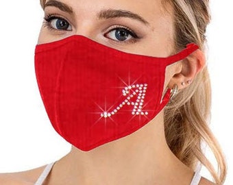 Initial Face Mask - Etsy