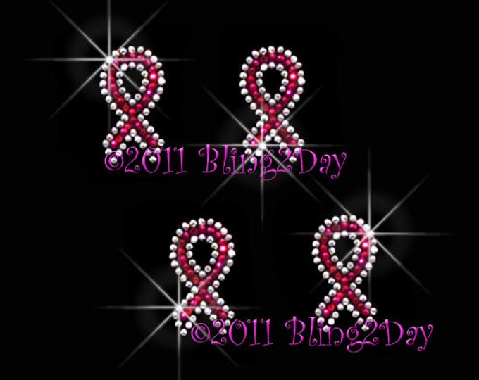 High Heel Pink Bottom Pink Ribbon Breast Cancer Iron on | Etsy