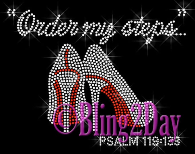 High Heel Shoe Set Pick Custom Color Iron on Rhinestone - Etsy