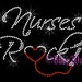 Nurses Rock - Heart Stethoscope - Iron on Nurses Rhinestone Transfer ...
