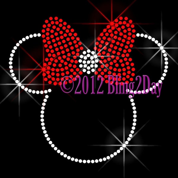 Mouse Rhinestone - Etsy
