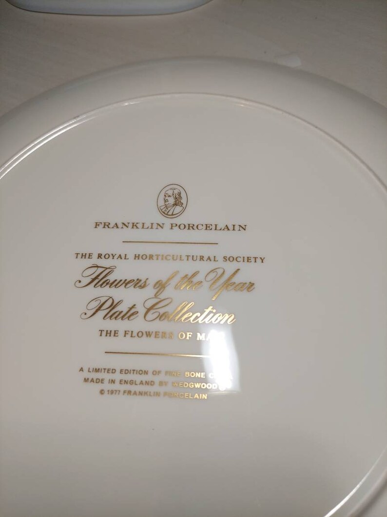 Flowers of the Year Plate Collection. - Etsy
